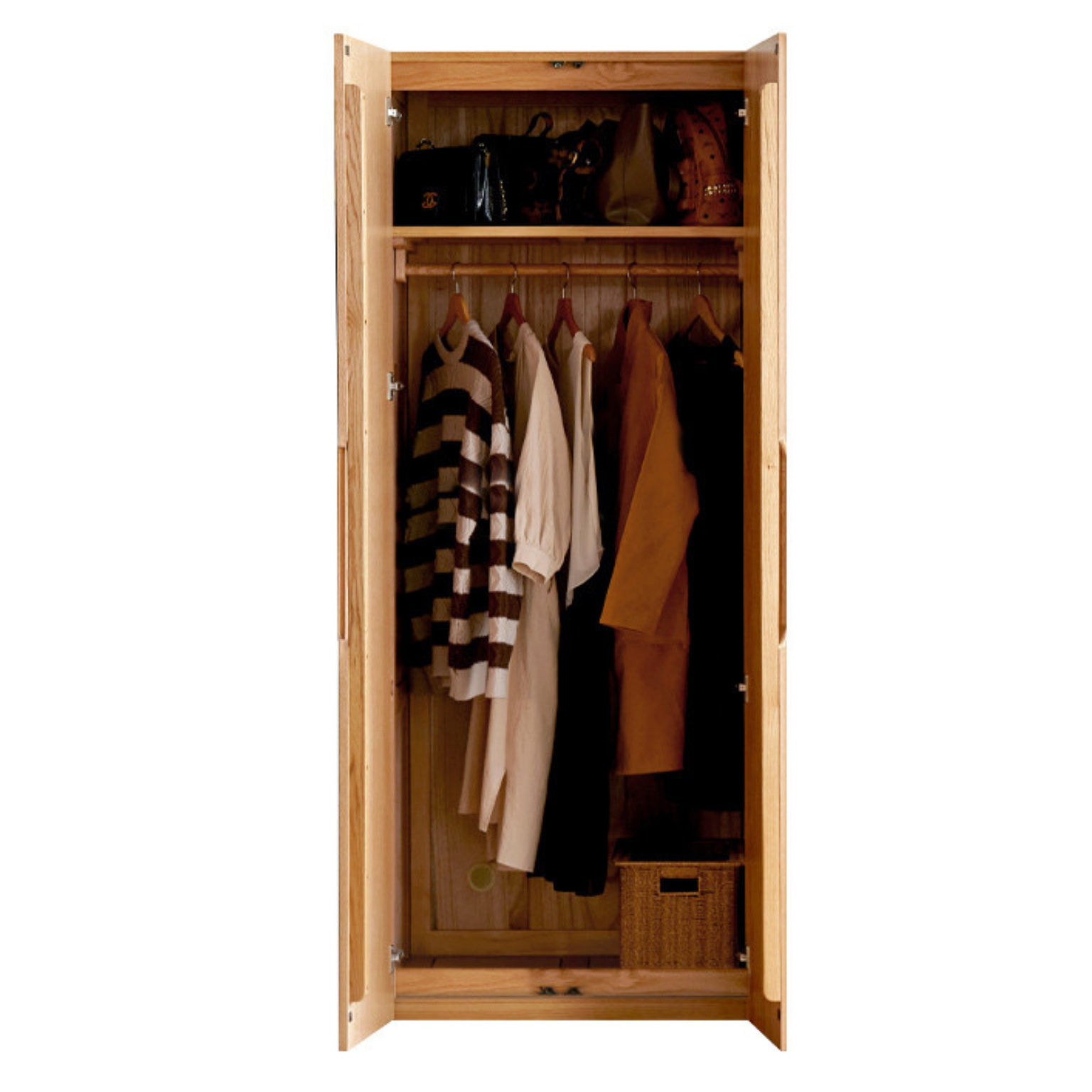 Oak solid wood Wardrobe