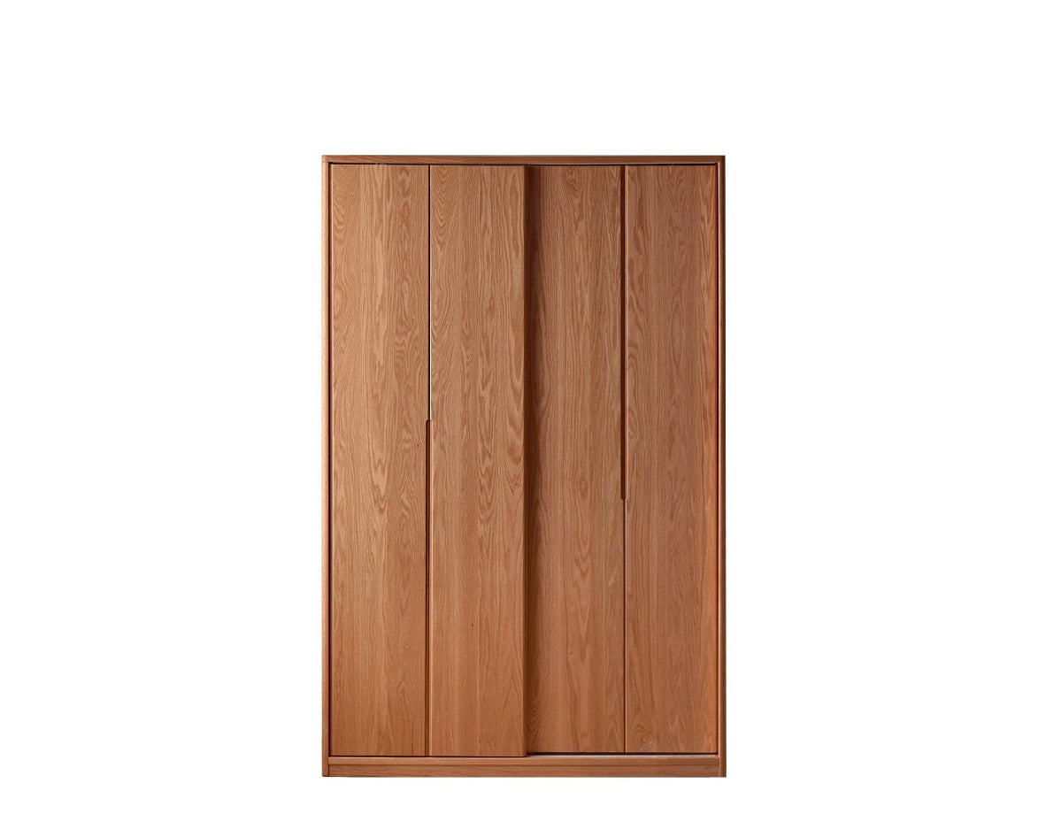 Oak solid wood Wardrobe sliding door: