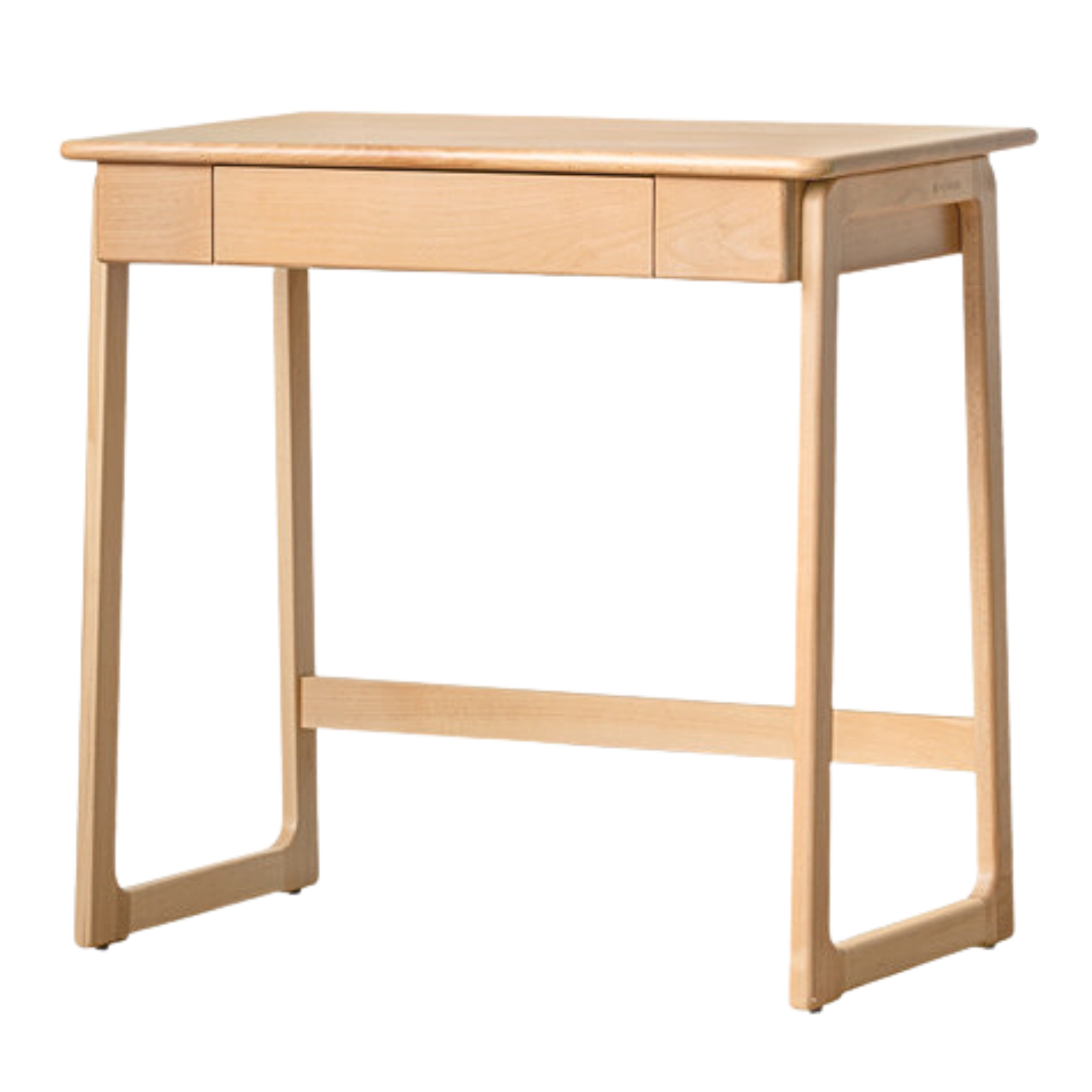 Beech solid wood small desk