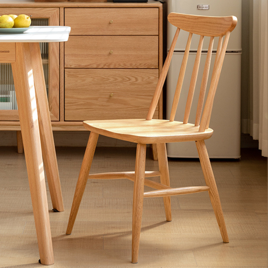 Ash, Oak, Cherry Solid wood 2 pcs set- Windsor chair