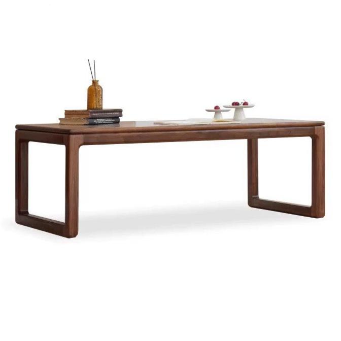 Oak, Black Walnut solid wood Japanese style coffee table
