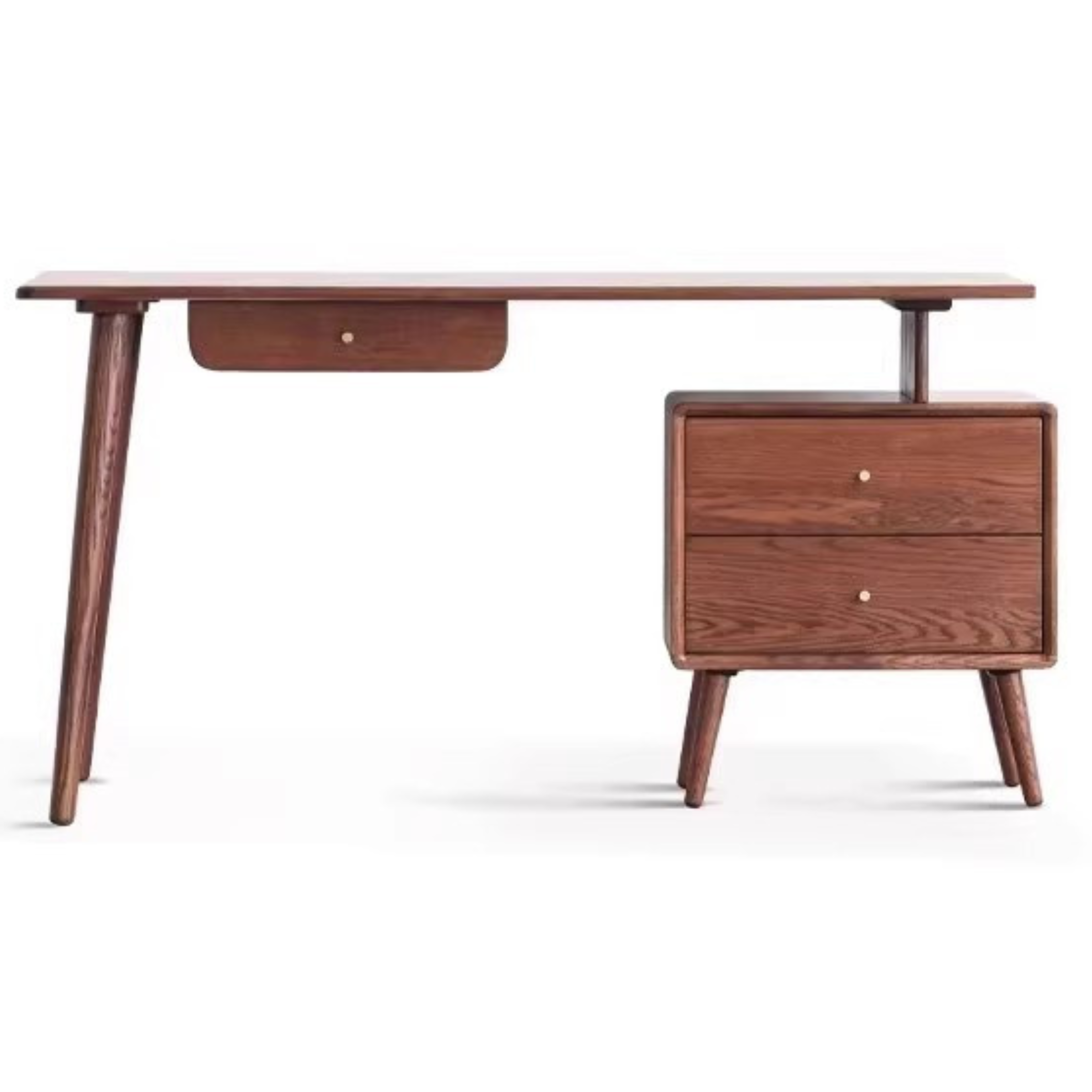Oak solid wood Telescopic office desk )