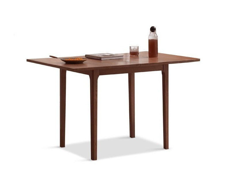 Oak solid wood Folding small dining table