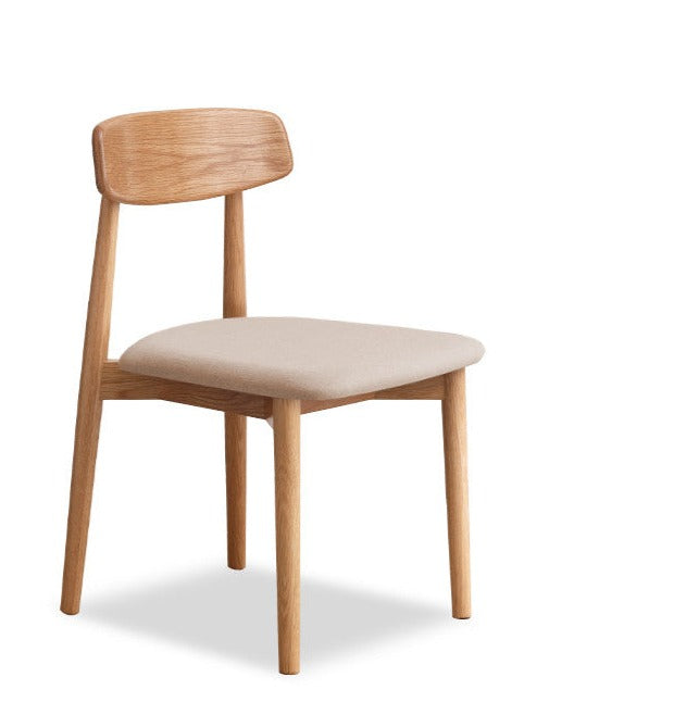 4 pcs set Ash, Oak, Beech, Black Walnut Solid wood -Dining chair: