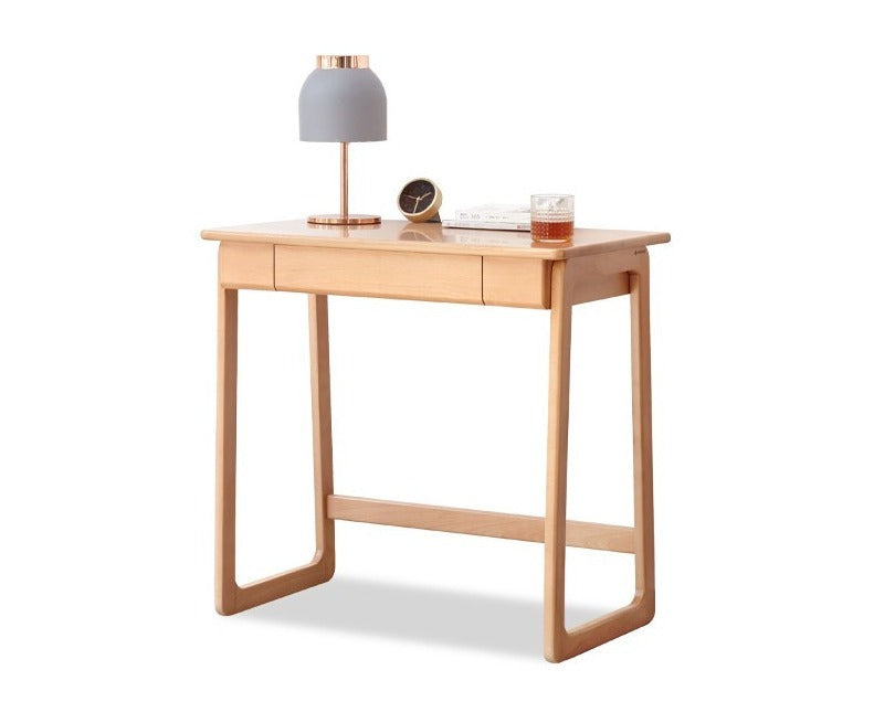 Beech solid wood small desk