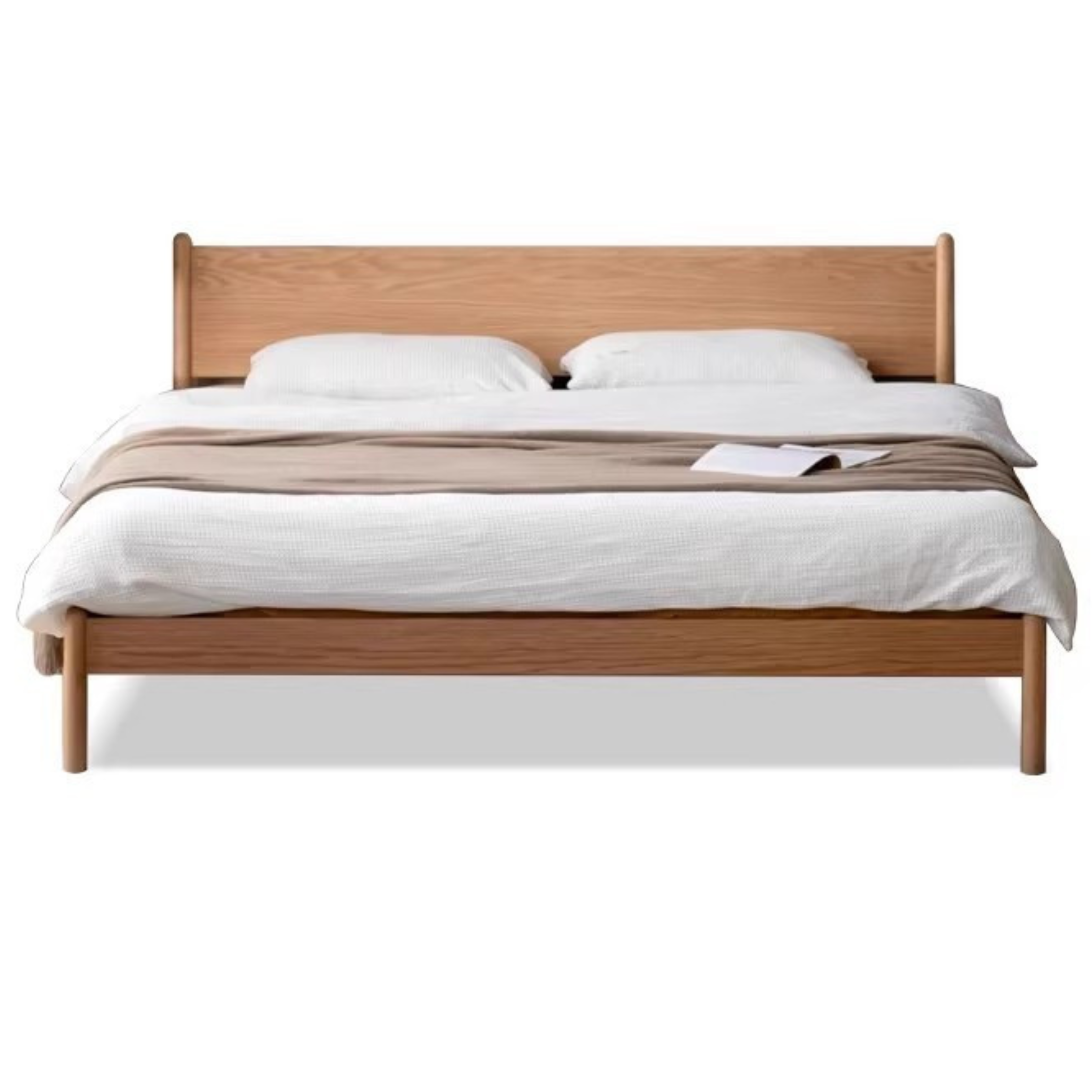European Beech Oak Solid Wood bed.