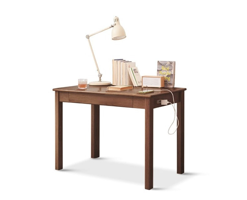 Oak, Ash solid wood USB office desk