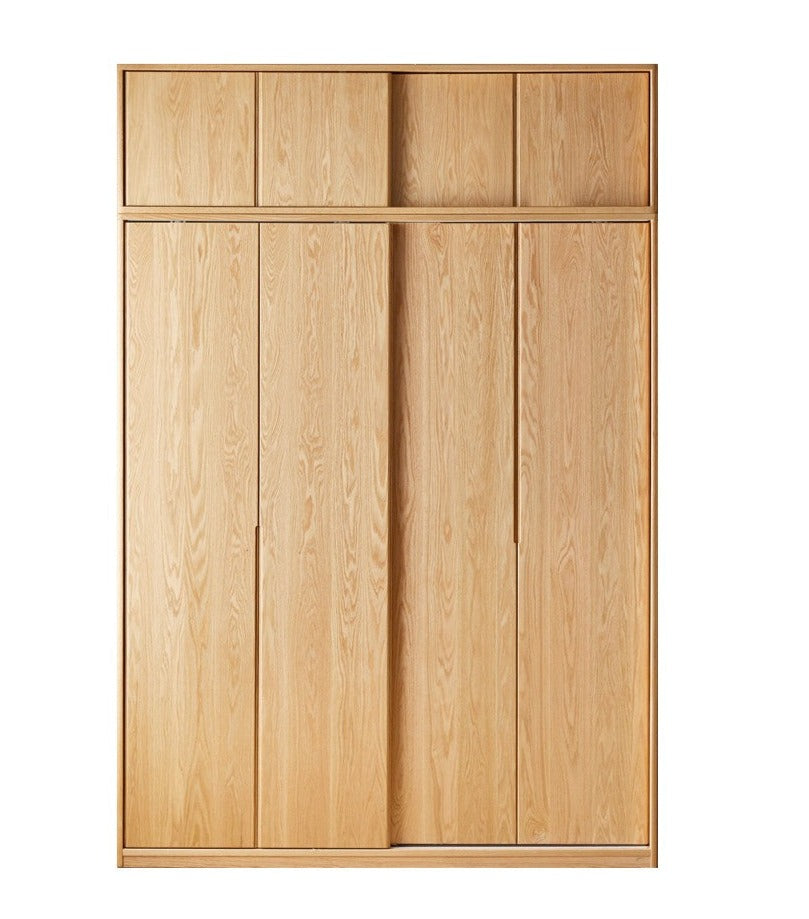 Oak solid wood Wardrobe sliding door