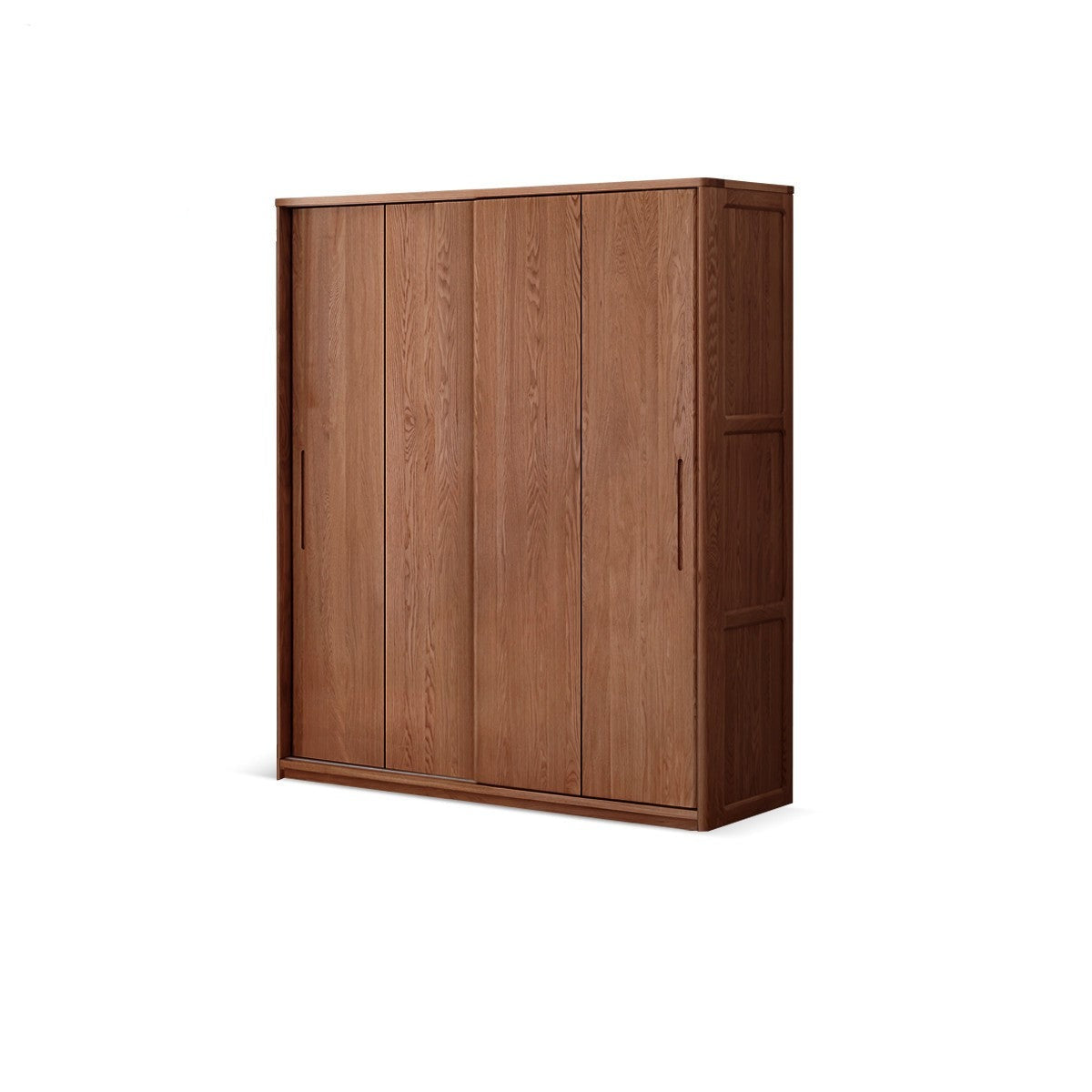 Oak, Ash solid wood wardrobe sliding door: