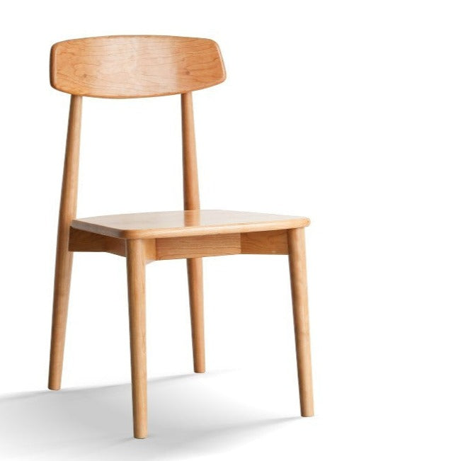 4 pcs set Ash, Oak, Beech, Black Walnut Solid wood -Dining chair: