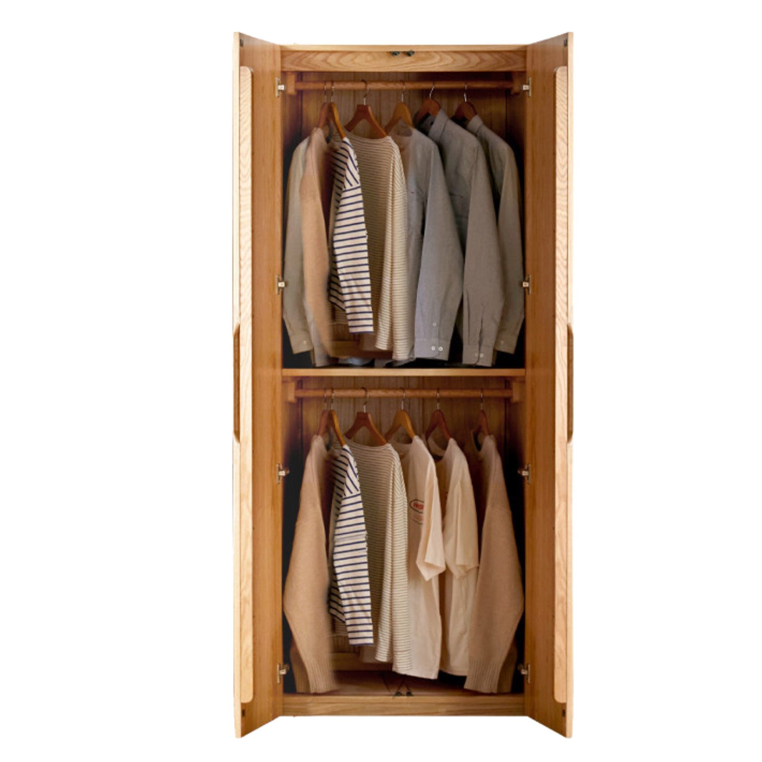 Oak solid wood Wardrobe