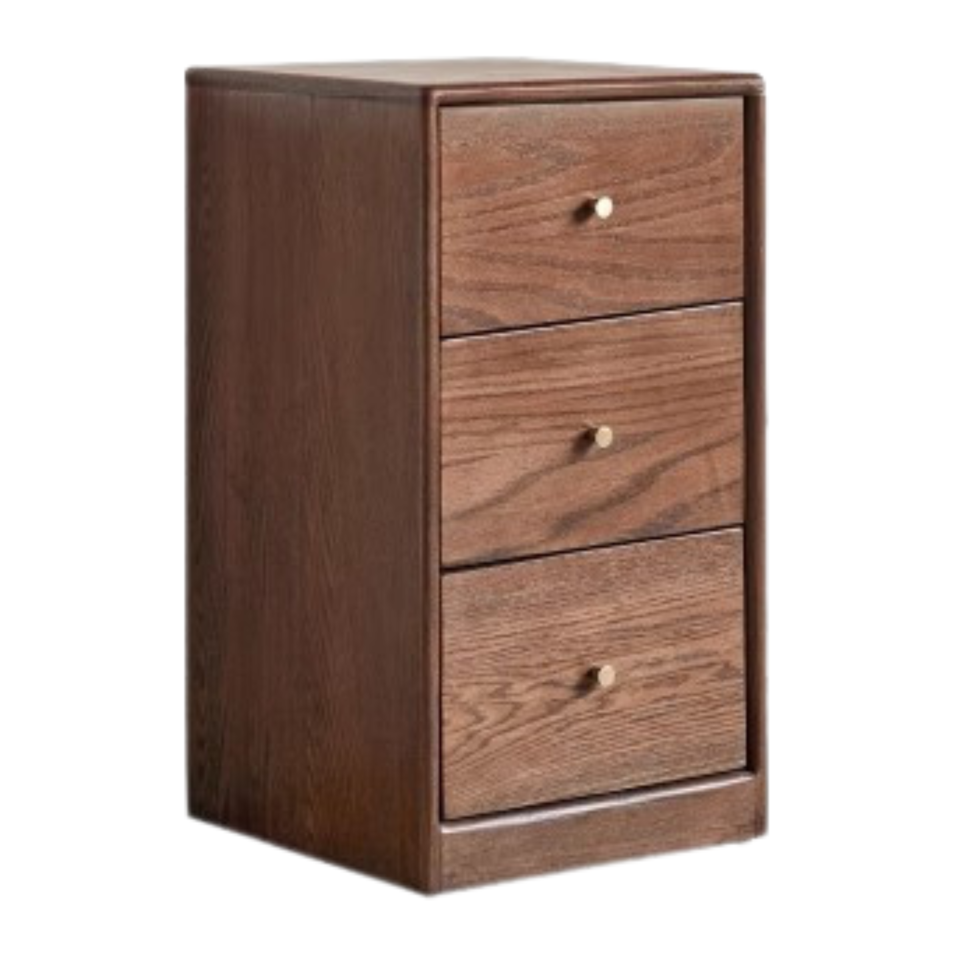 Oak, Beech solid wood side cabinet, multi-functional storage: