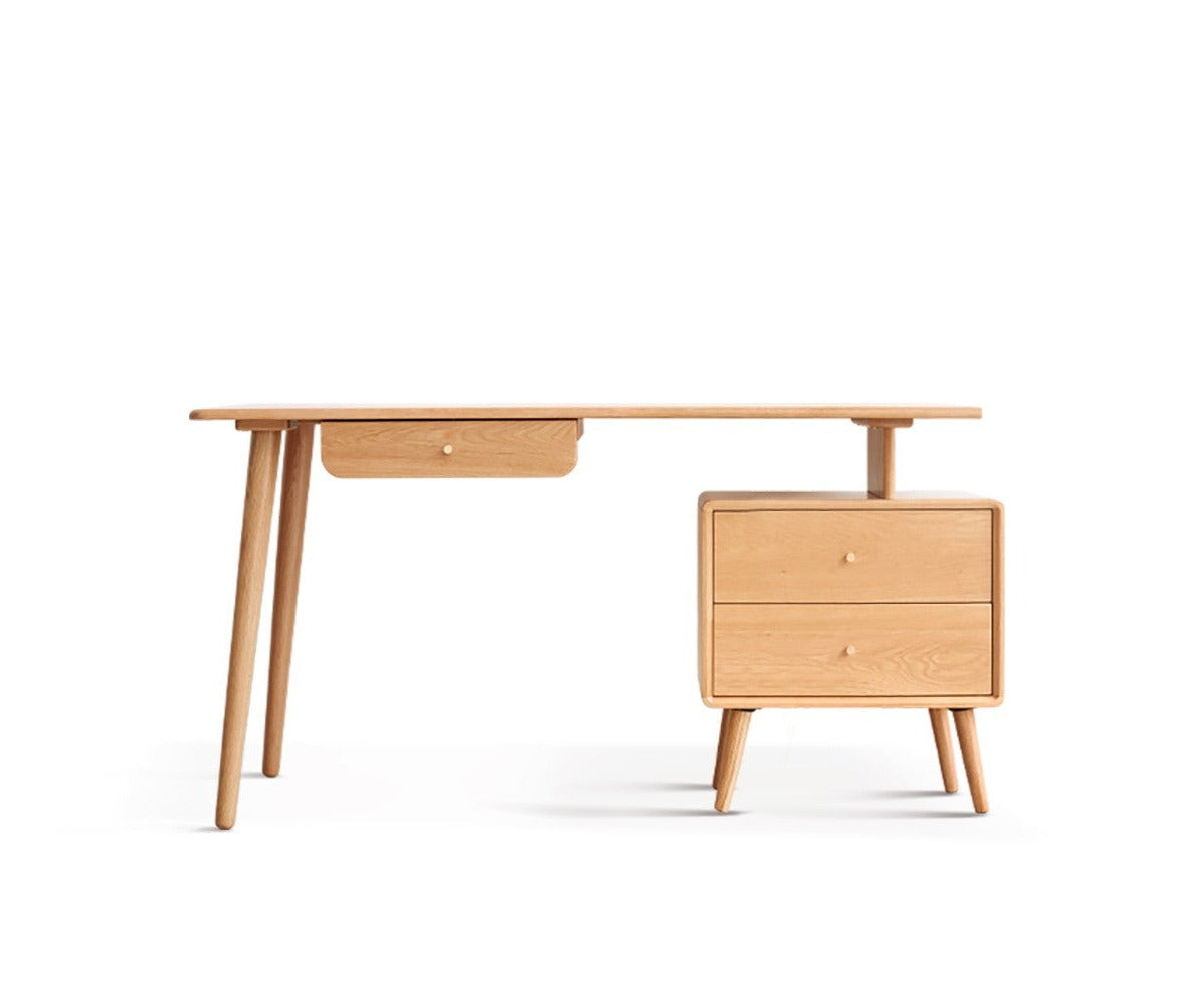 Oak solid wood Telescopic office desk )