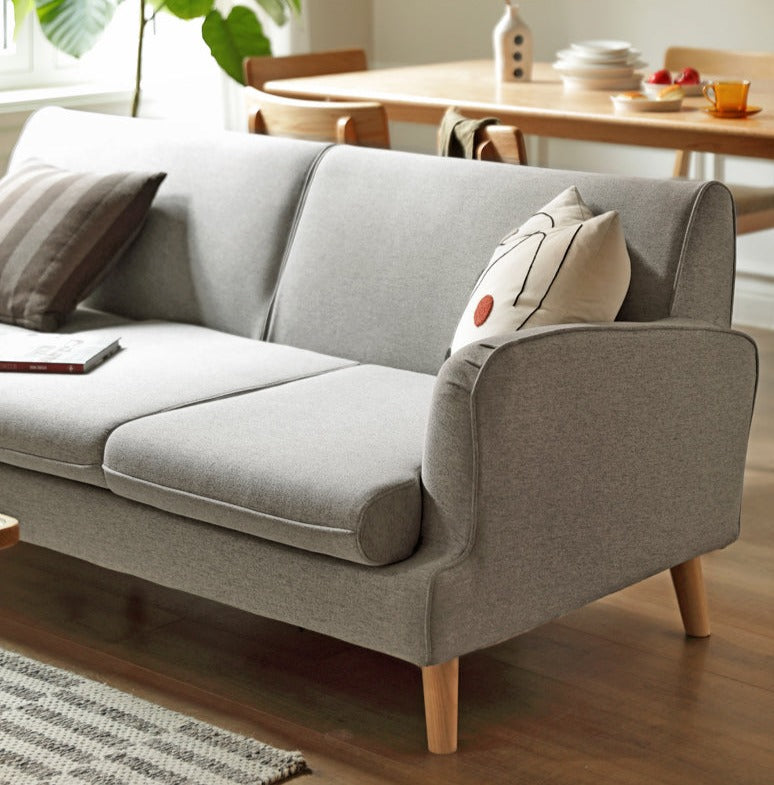 Simple modern fabric sofa)