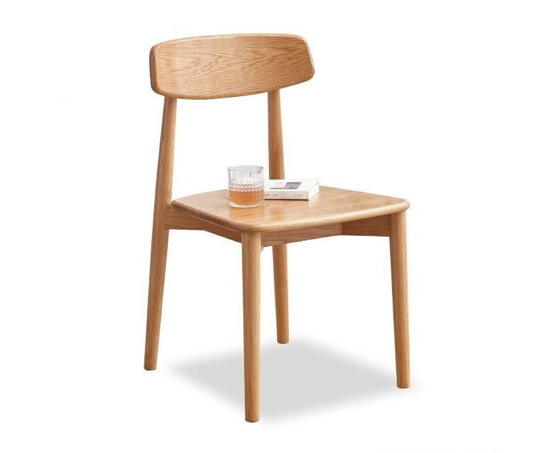 4 pcs set Ash, Oak, Beech, Black Walnut Solid wood -Dining chair: