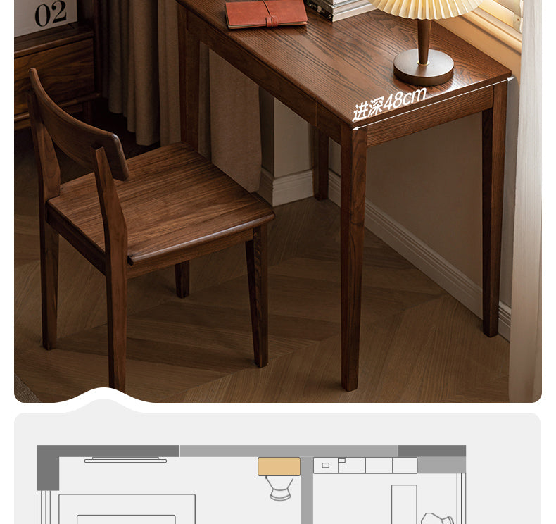 Oak Solid wood desk. simple table