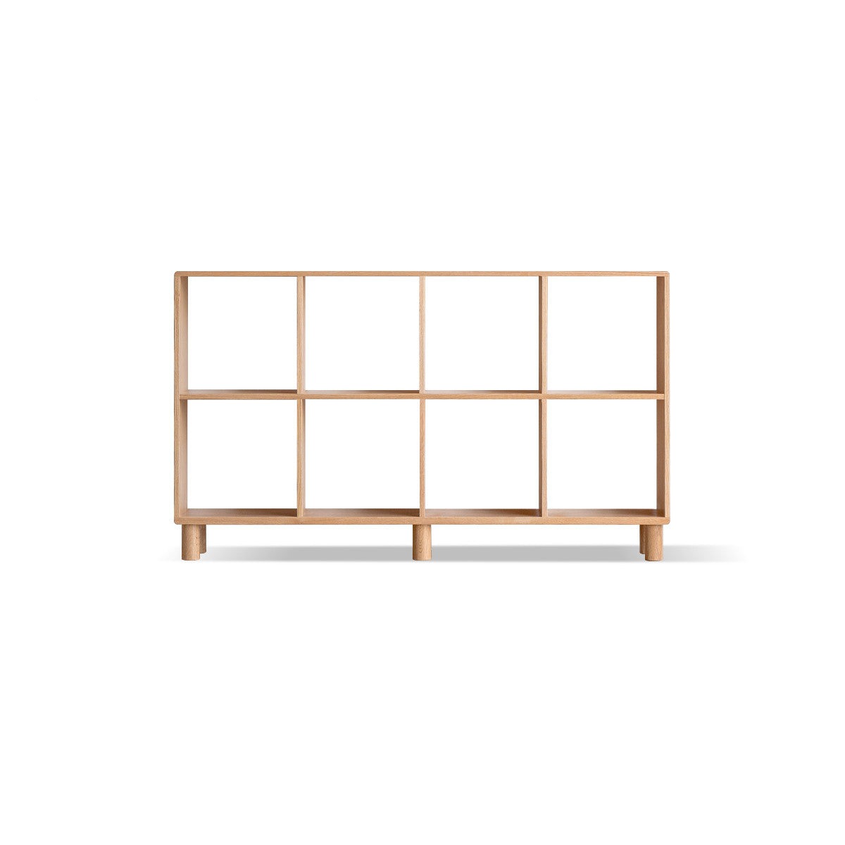 Oak solid wood Lattice Bookshelf