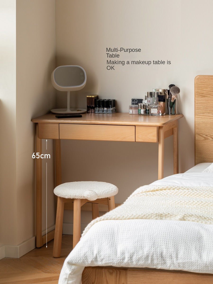 Beech solid wood small desk