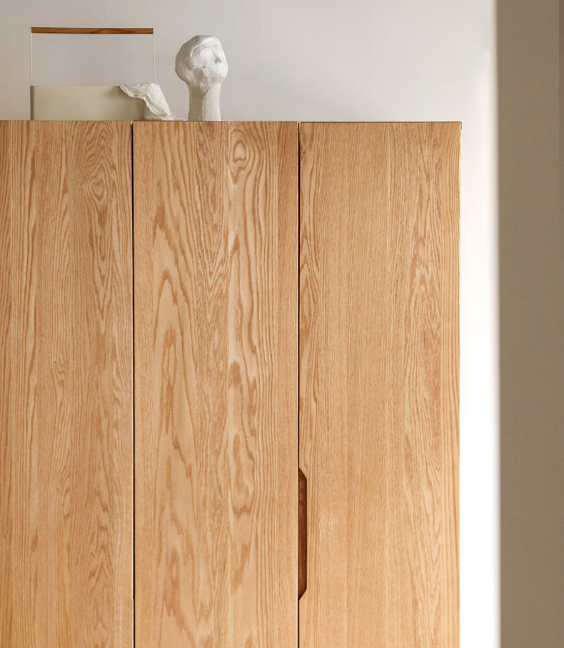 Oak solid wood Wardrobe