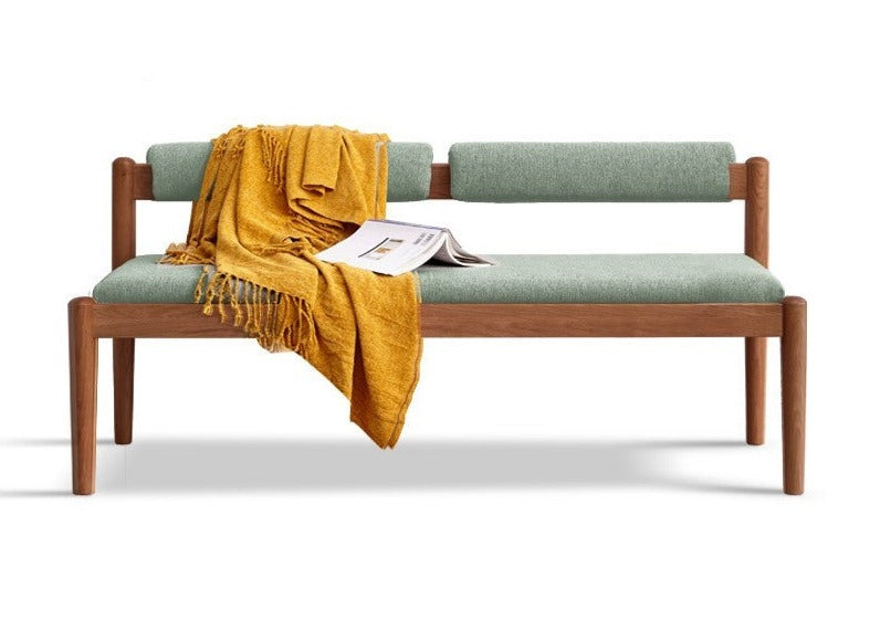 Oak solid wood Soft bench