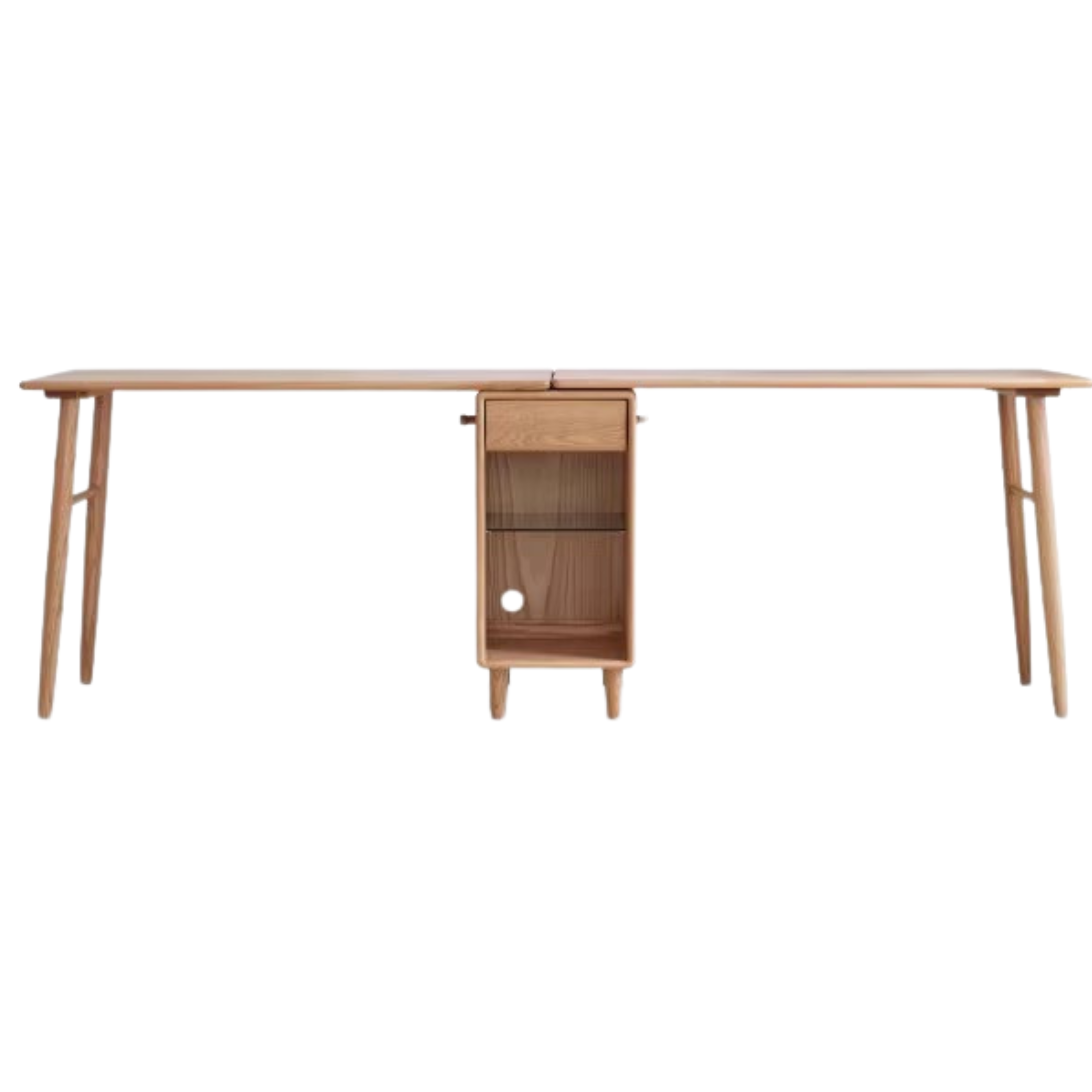 Oak solid wood Double Office desk )
