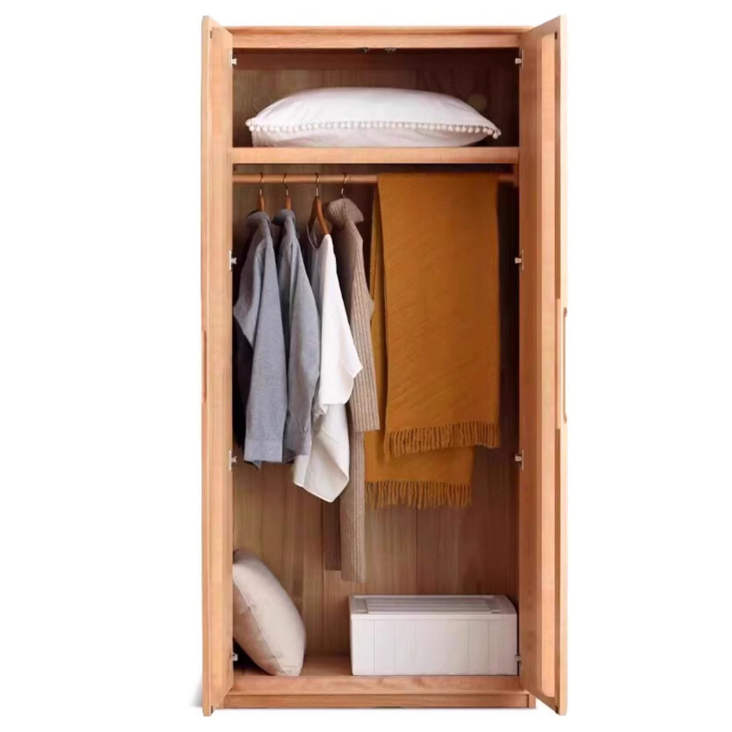 Oak solid wood Wardrobe