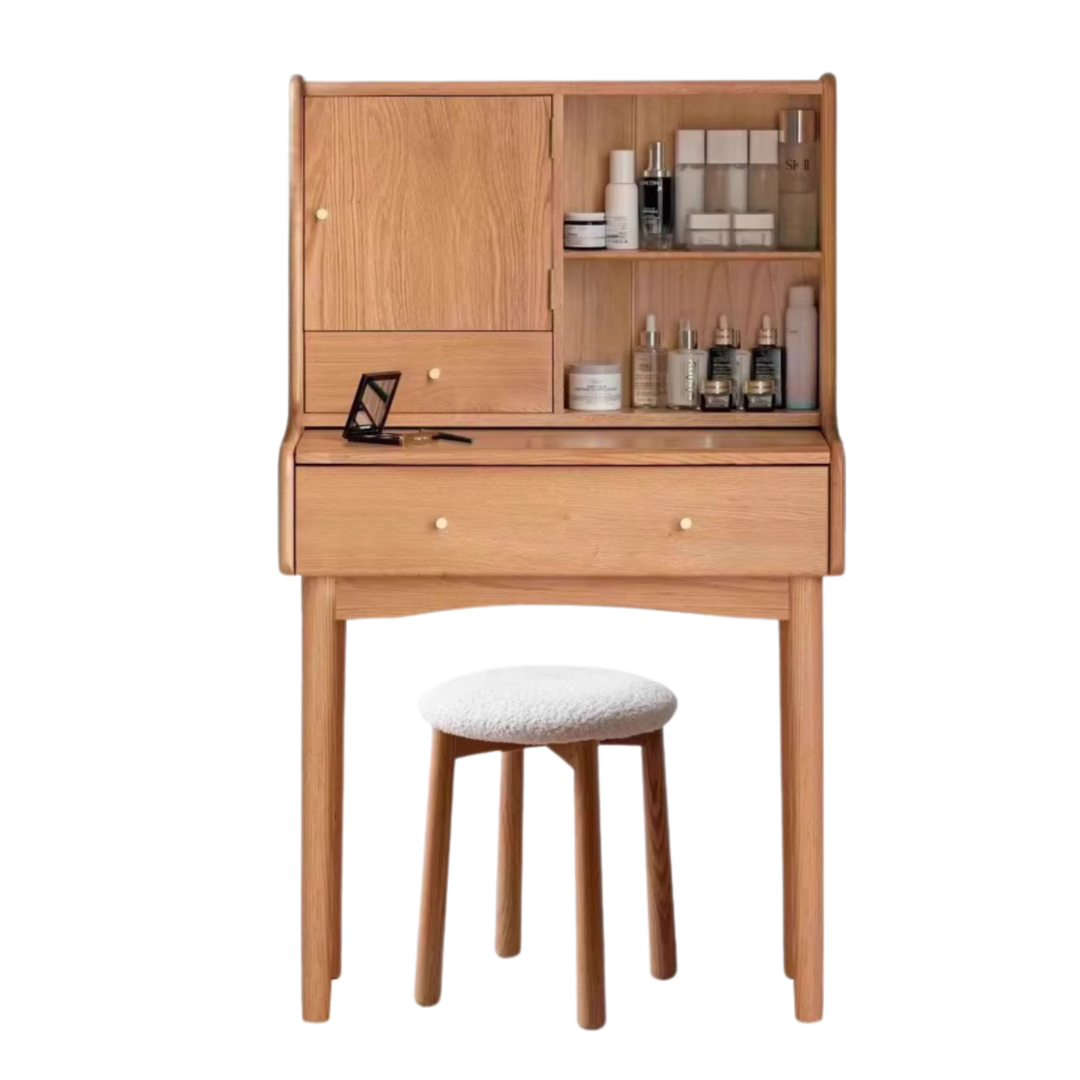 Oak solid wood Dressing table, makeup table: