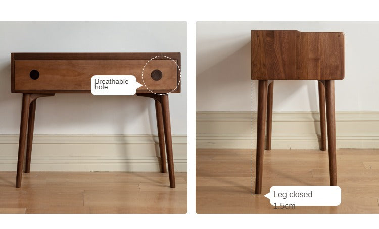 Black Walnut , Ash solid wood Dressing table: