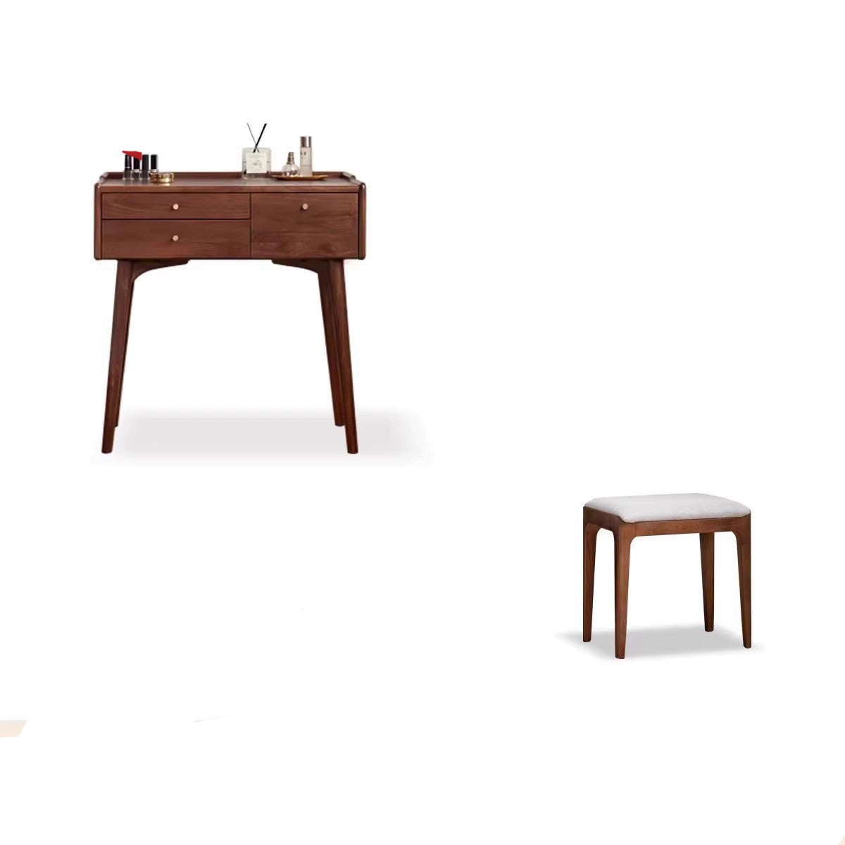 Black Walnut , Ash solid wood Dressing table: