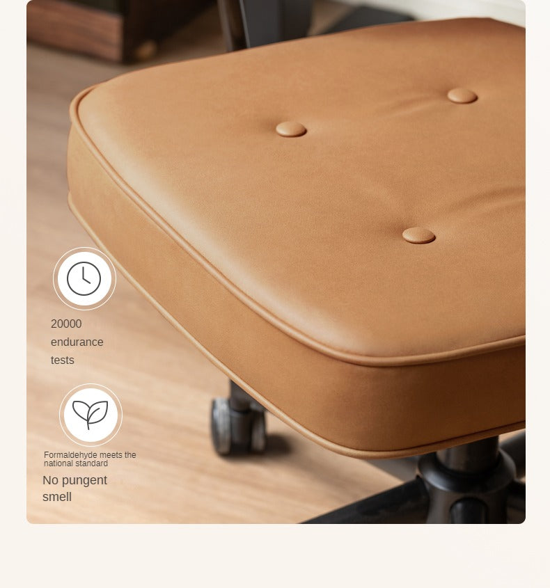 Genuine Leather, Technical fabric Office chair: