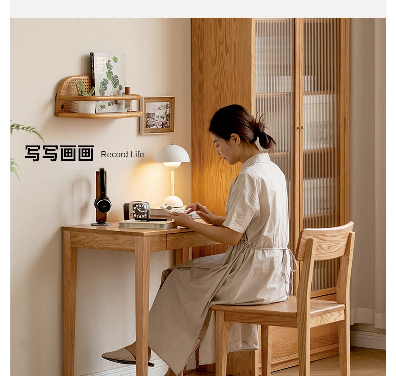 Oak solid wood Small desk