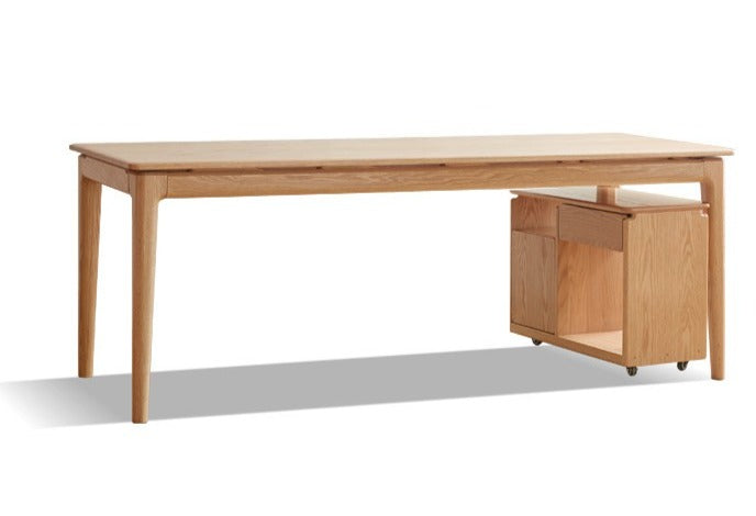 Oak solid wood Long office desk)
