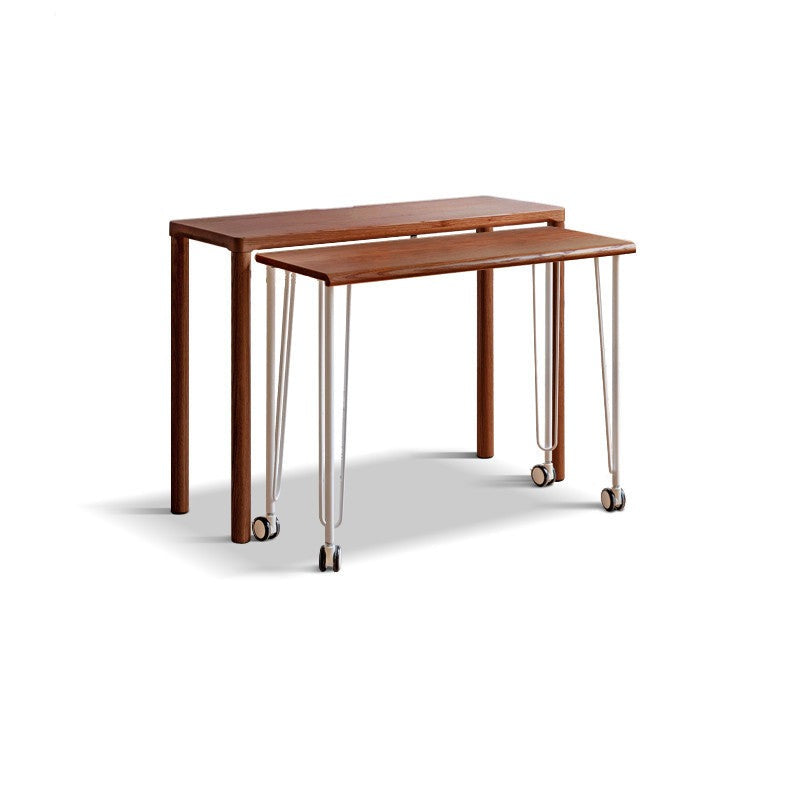 Oak solid wood Two-level stackable Office desks)