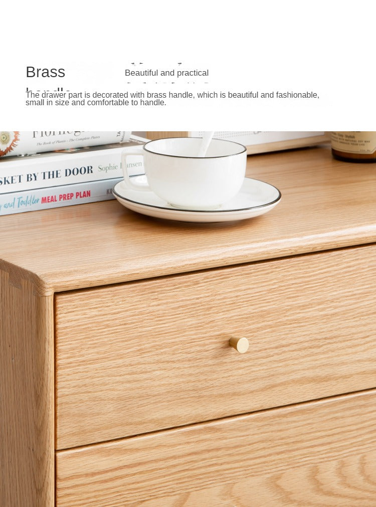 Oak solid wood Chest of drawers:
