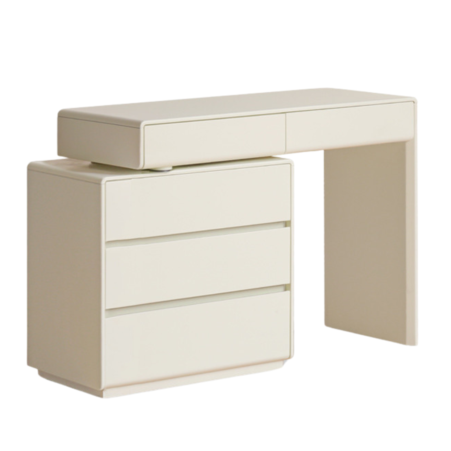 Poplar solid wood L shape Dressing table: