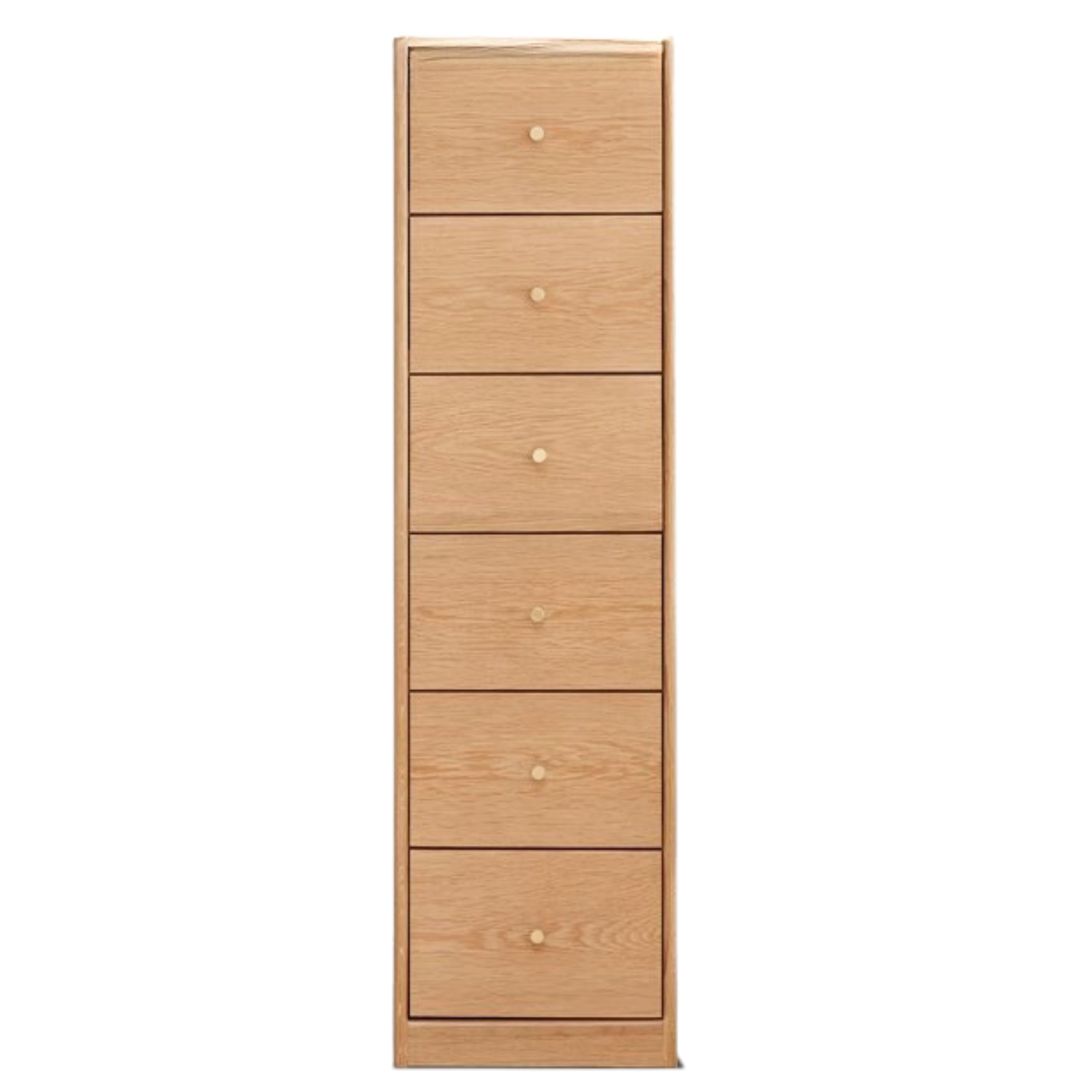 Oak, Beech solid wood side cabinet, multi-functional storage: