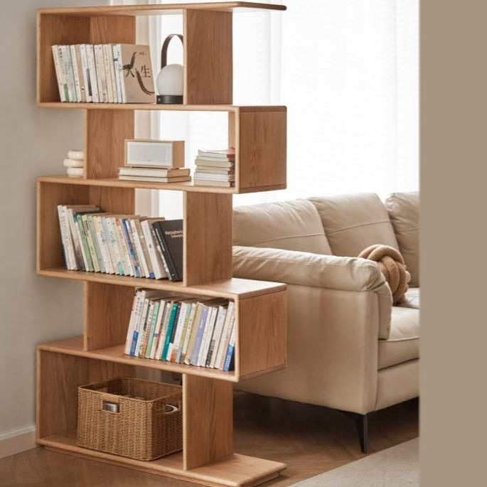 Oak solid wood Decorative storage partition