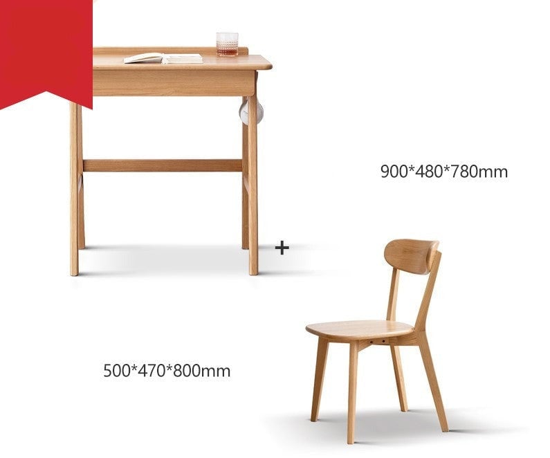 Oak solid wood Office desk, console table