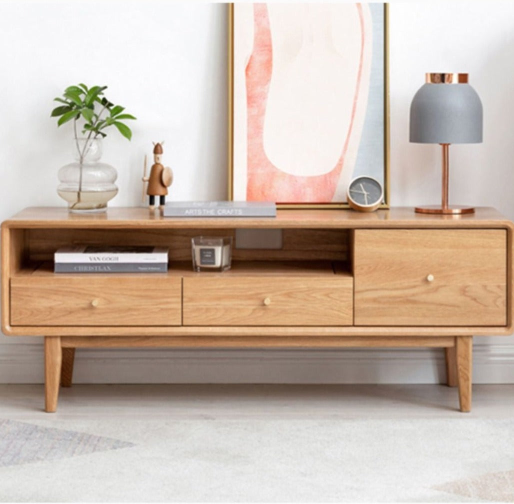 Oak Solid Wood Various styles TV stand small size: