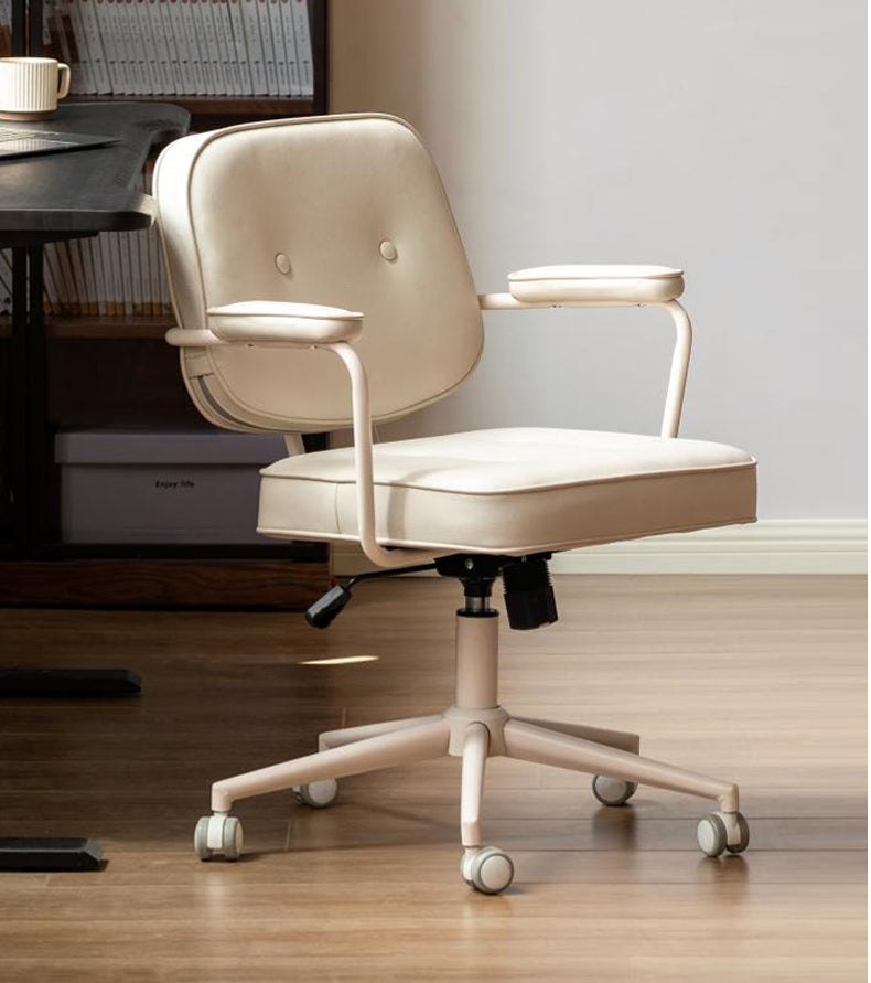 Genuine Leather, Technical fabric Office chair: