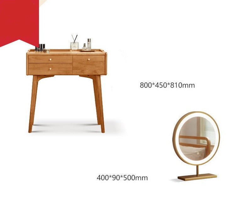 Black Walnut , Ash solid wood Dressing table: