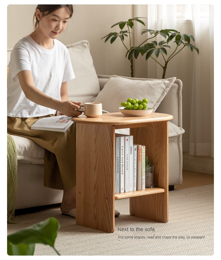 Oak Solid Wood Side Table Modern Simple ,Bedside Cabinet")