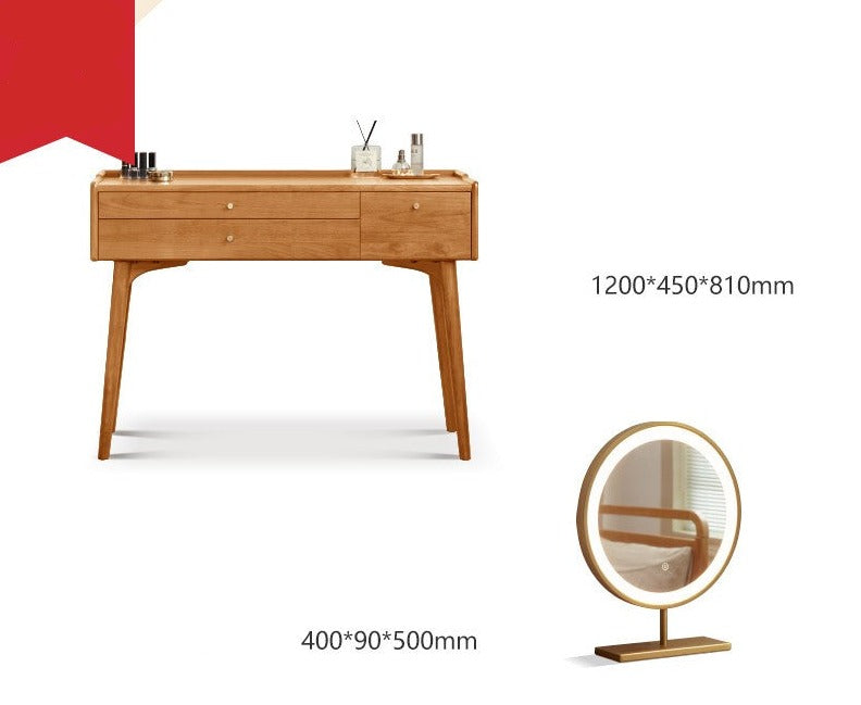 Black Walnut , Ash solid wood Dressing table: