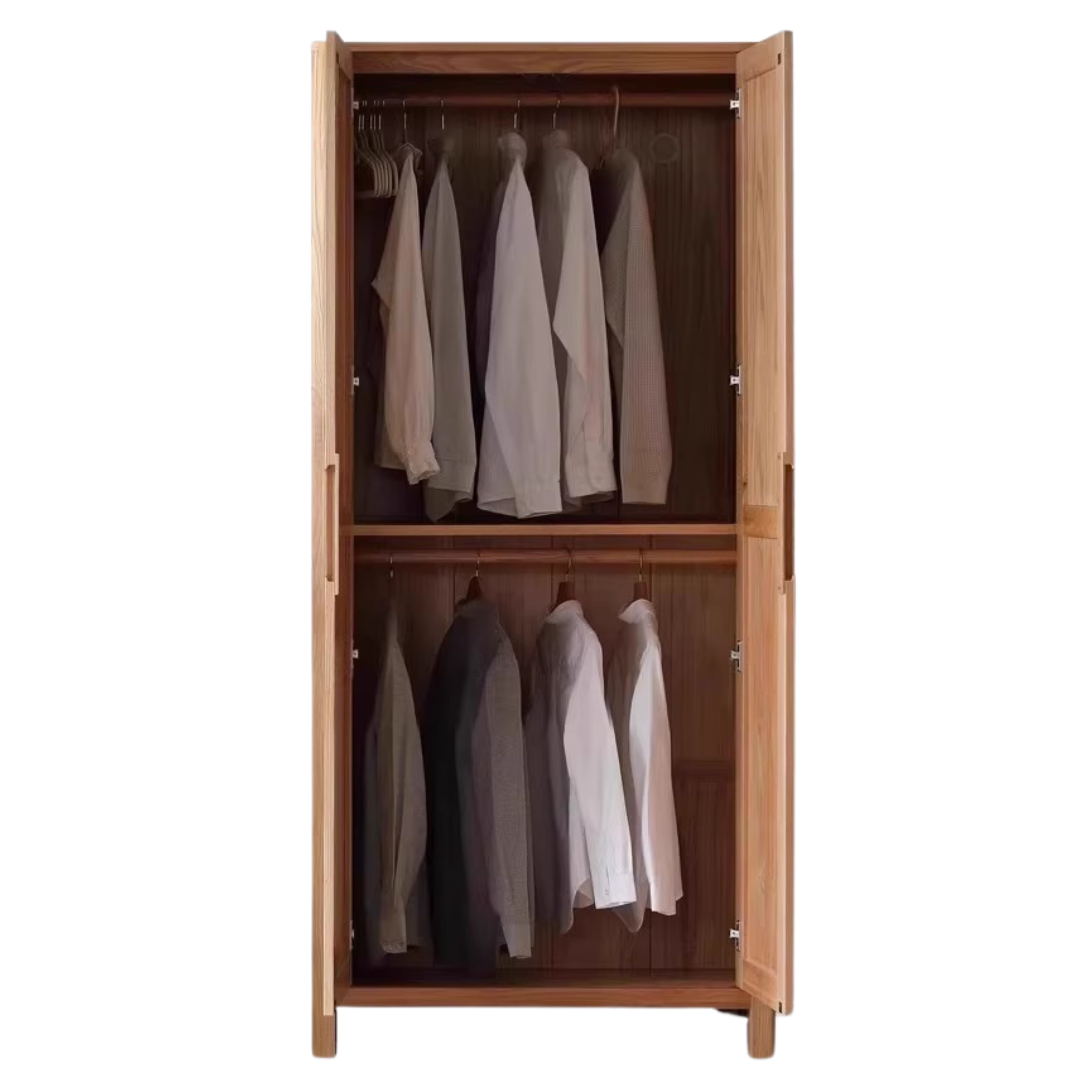 Oak solid wood combined Wardrobe: