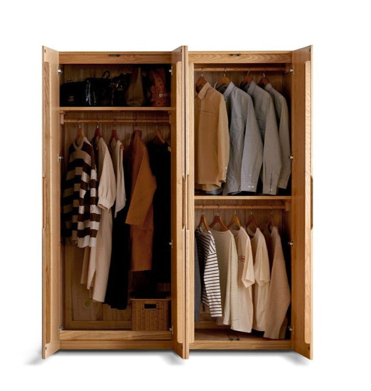 Oak solid wood Wardrobe