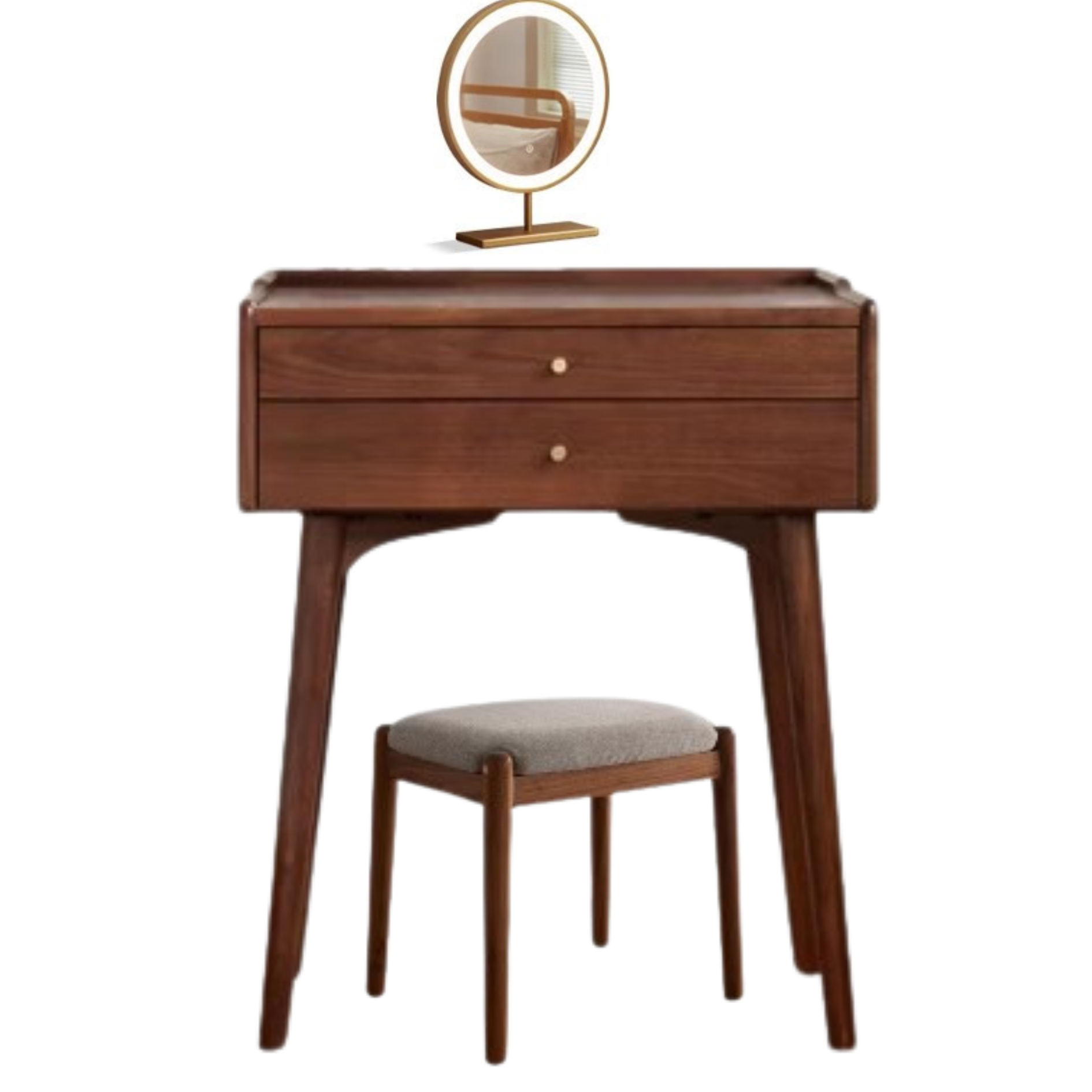 Black Walnut , Ash solid wood Dressing table: