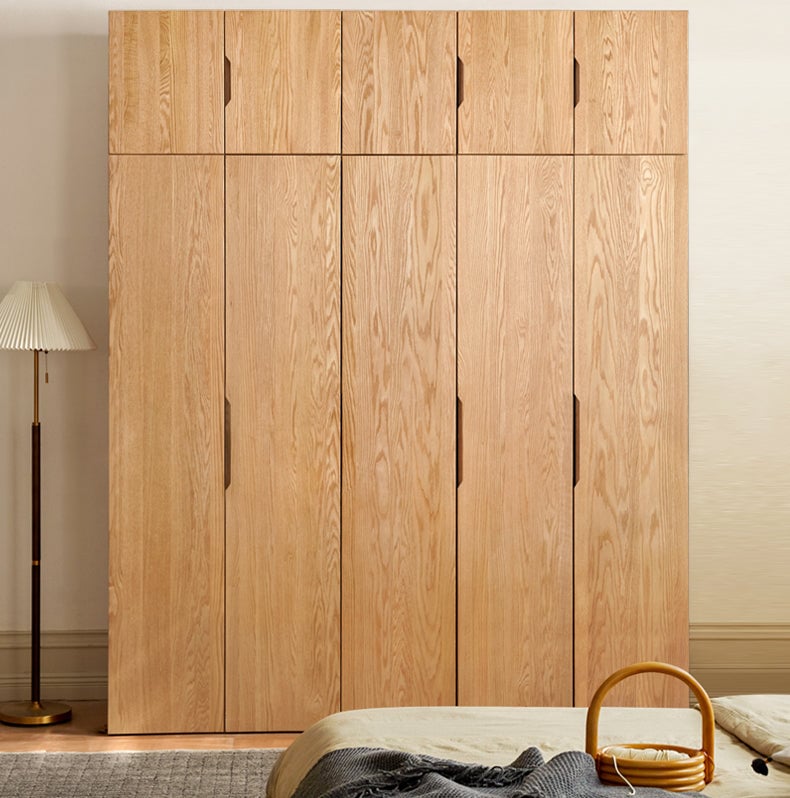 Oak solid wood Wardrobe