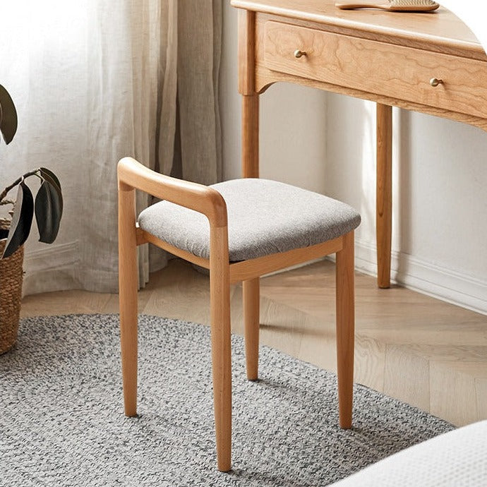 Solid wood Makeup stool chair