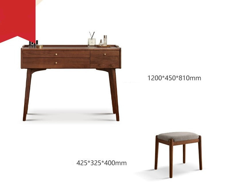 Black Walnut , Ash solid wood Dressing table: