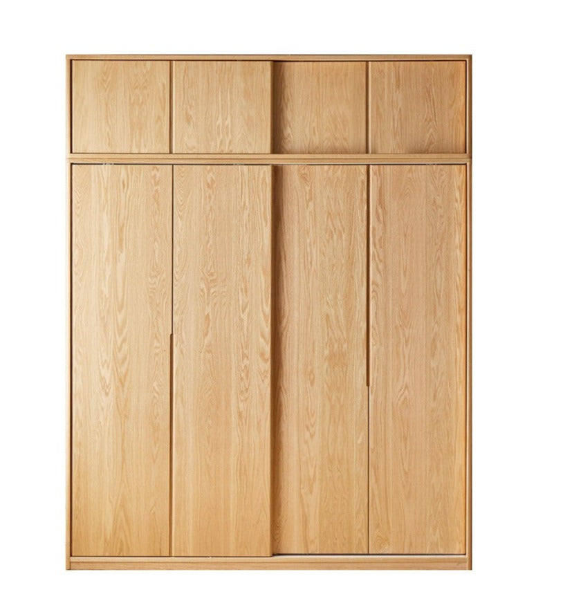 Oak solid wood Wardrobe sliding door